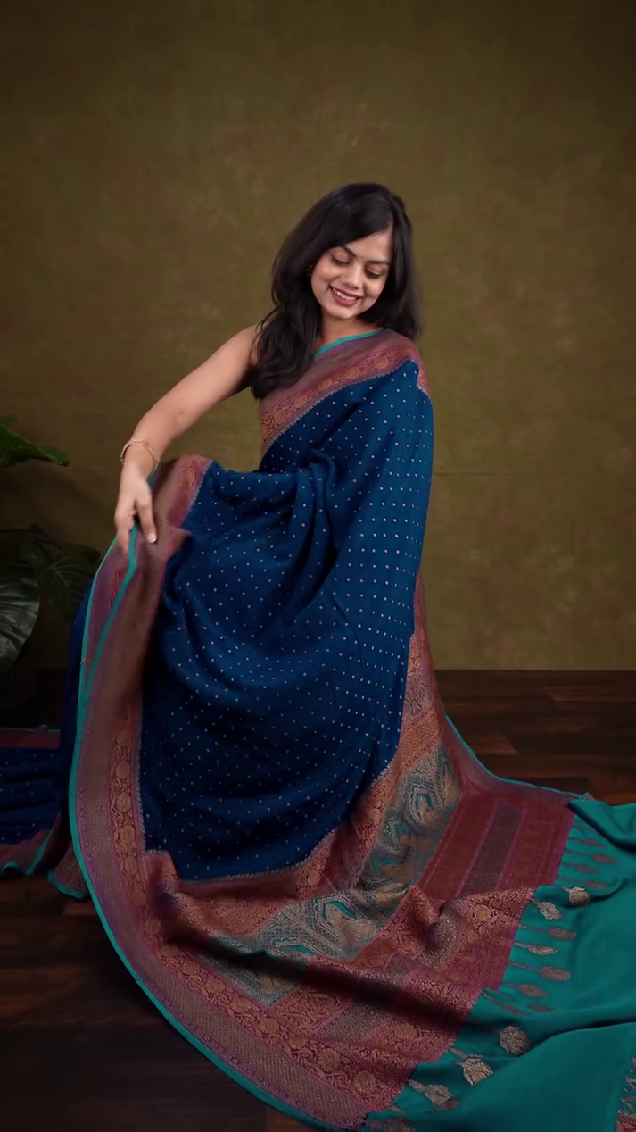 Neelambari Silk Saree – Kyara Fashion